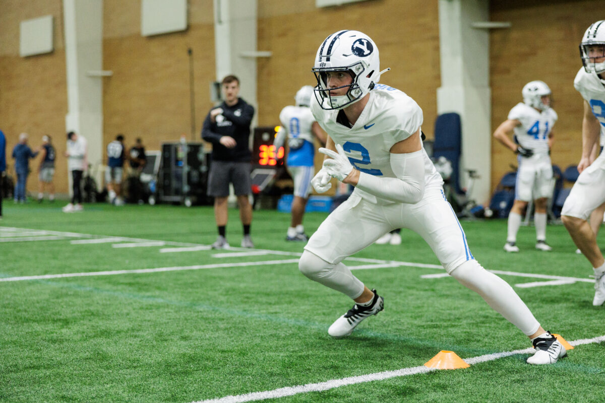 Trying to keep up during BYU football spring practice is a challenge ...